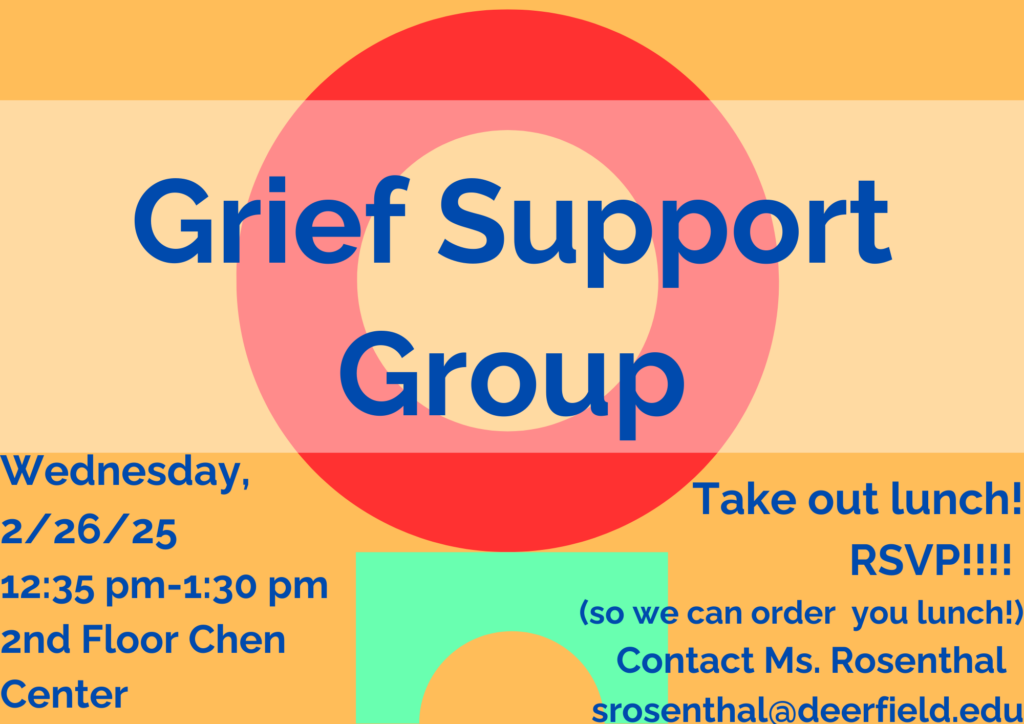 The Grief Support Group – Deerfield Academy
